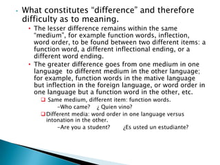 How to compare two grammatical structures | PPT