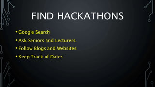 How to compete in hackathons | PPT