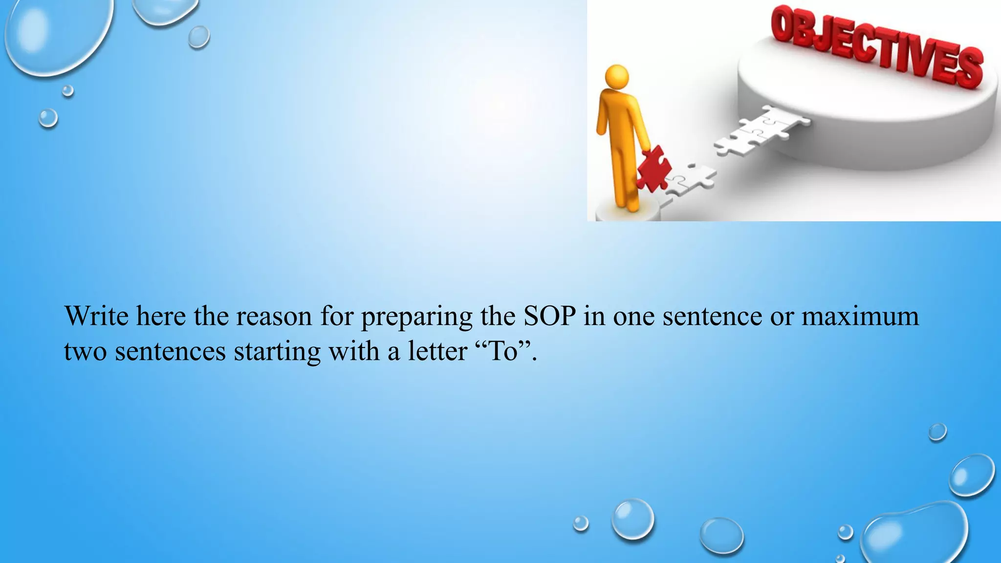 How to compile sop | PDF