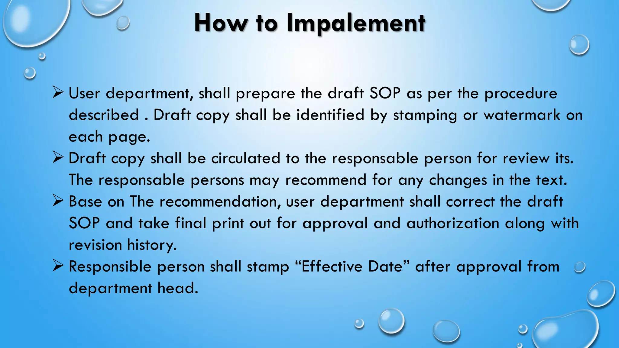 How to compile sop | PPT