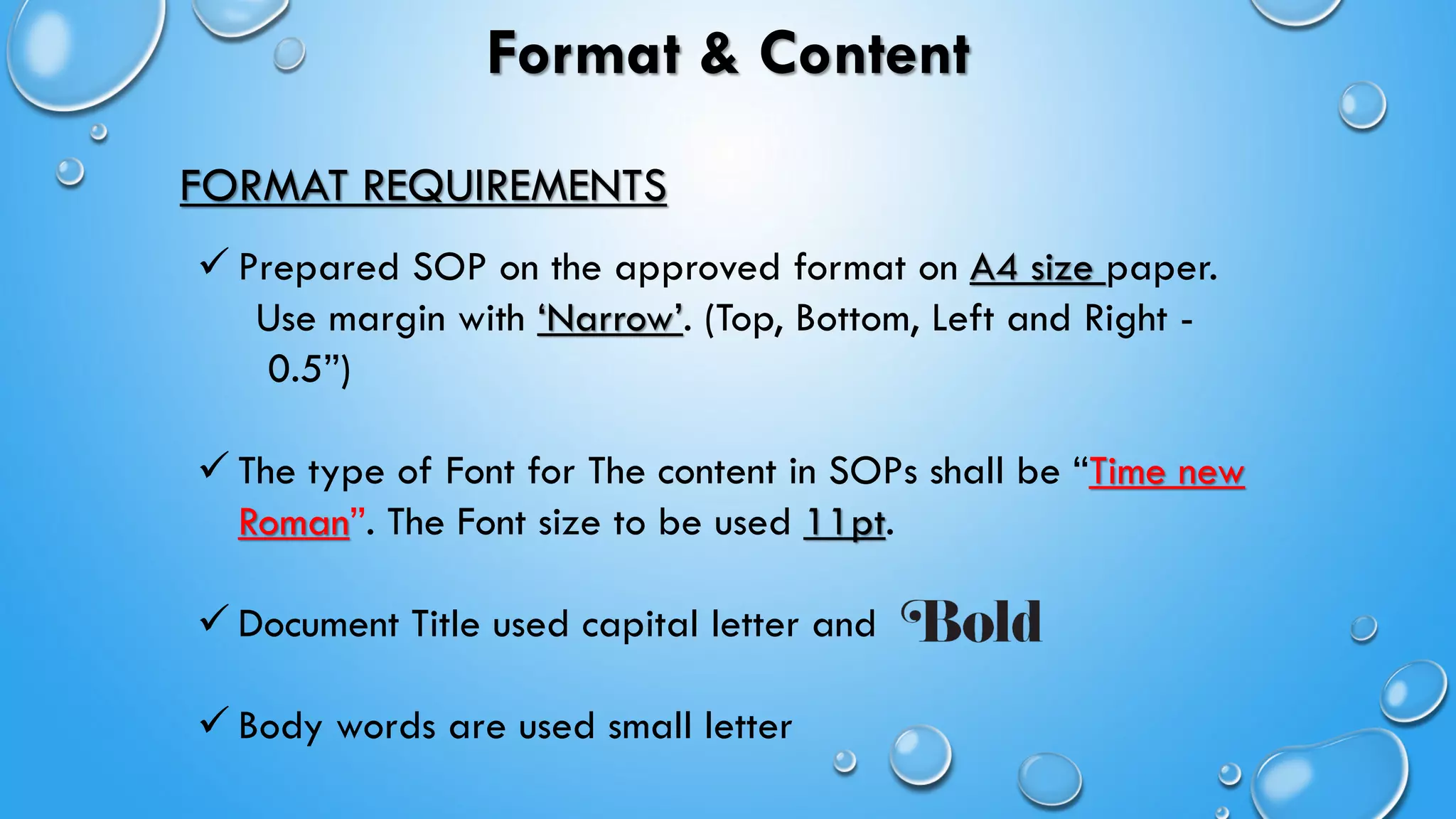 How to compile sop | PDF