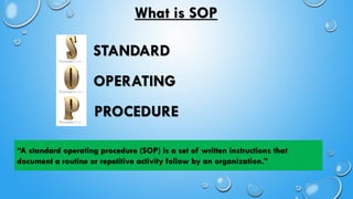 How to compile sop | PPT