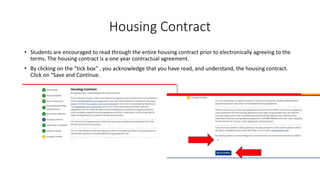 How to Complete a Housing Application | PPTX