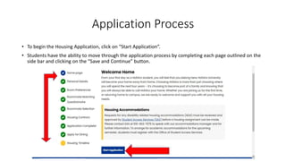 How to Complete a Housing Application | PPTX