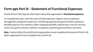 How to complete form 990 | PPTX