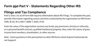 How to complete form 990 | PPTX