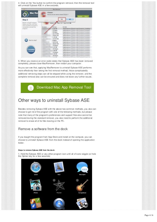 How to Completely Remove Sybase ASE from Your Mac
