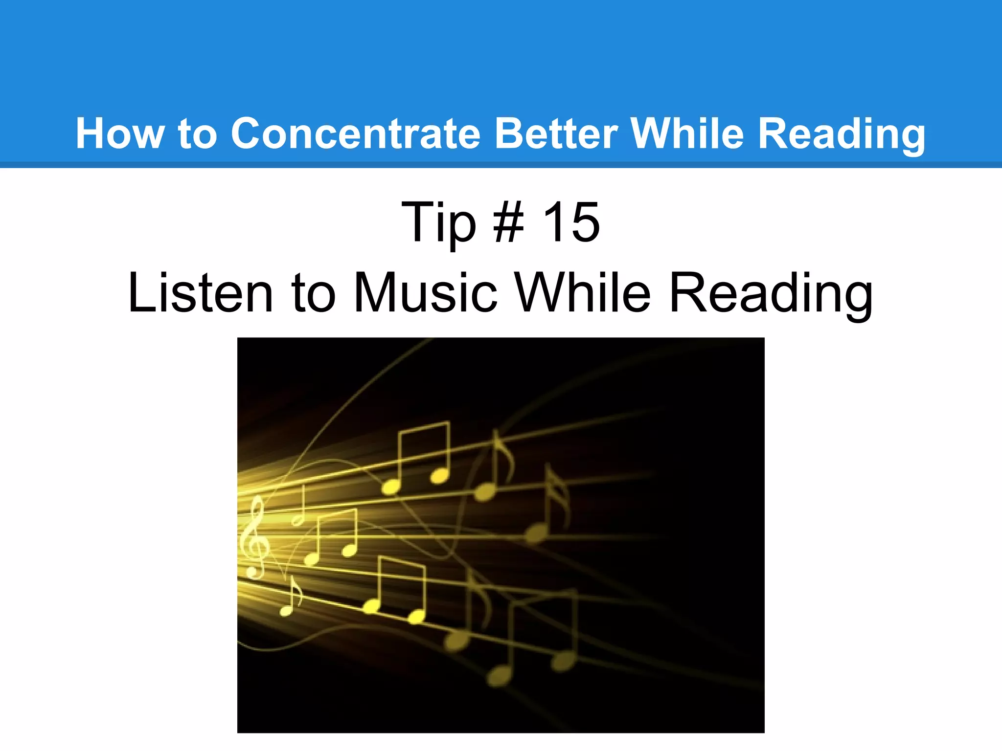 Speed Reading: How to Concentrate Better While Reading | PDF