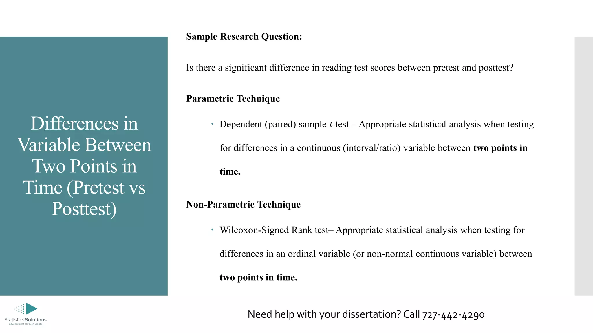 How to Conduct and Interpret Tests of Differences | PPTX