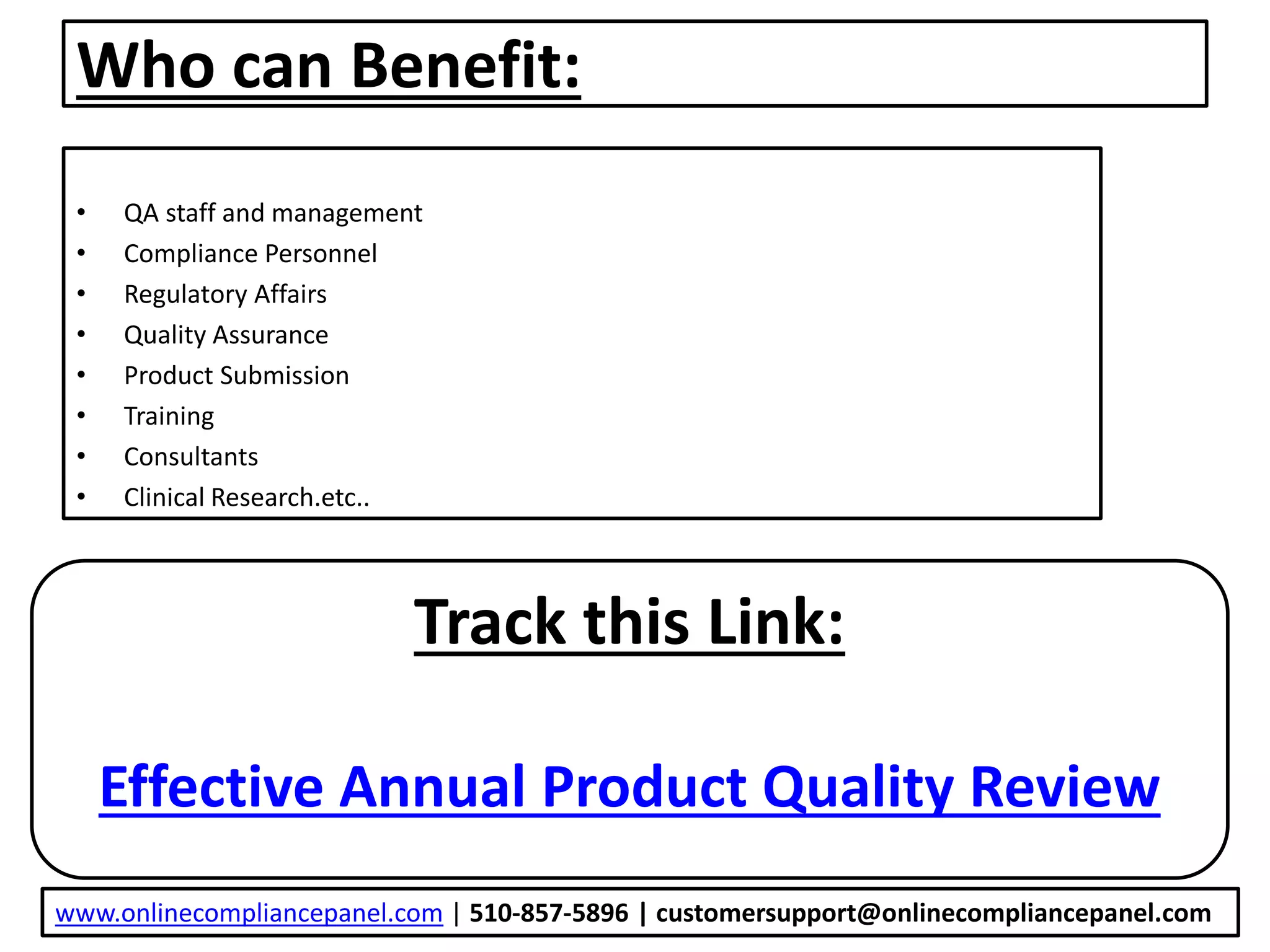 How to Conduct an Effective Annual Product Quality Review | PPTX
