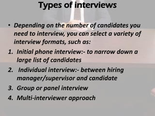 How to conduct an interview | PDF