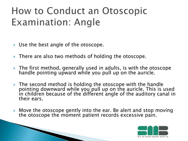 How to Conduct an Otoscopic Examination | PPTX
