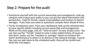How to conduct a retail audit in 10 steps | PPTX