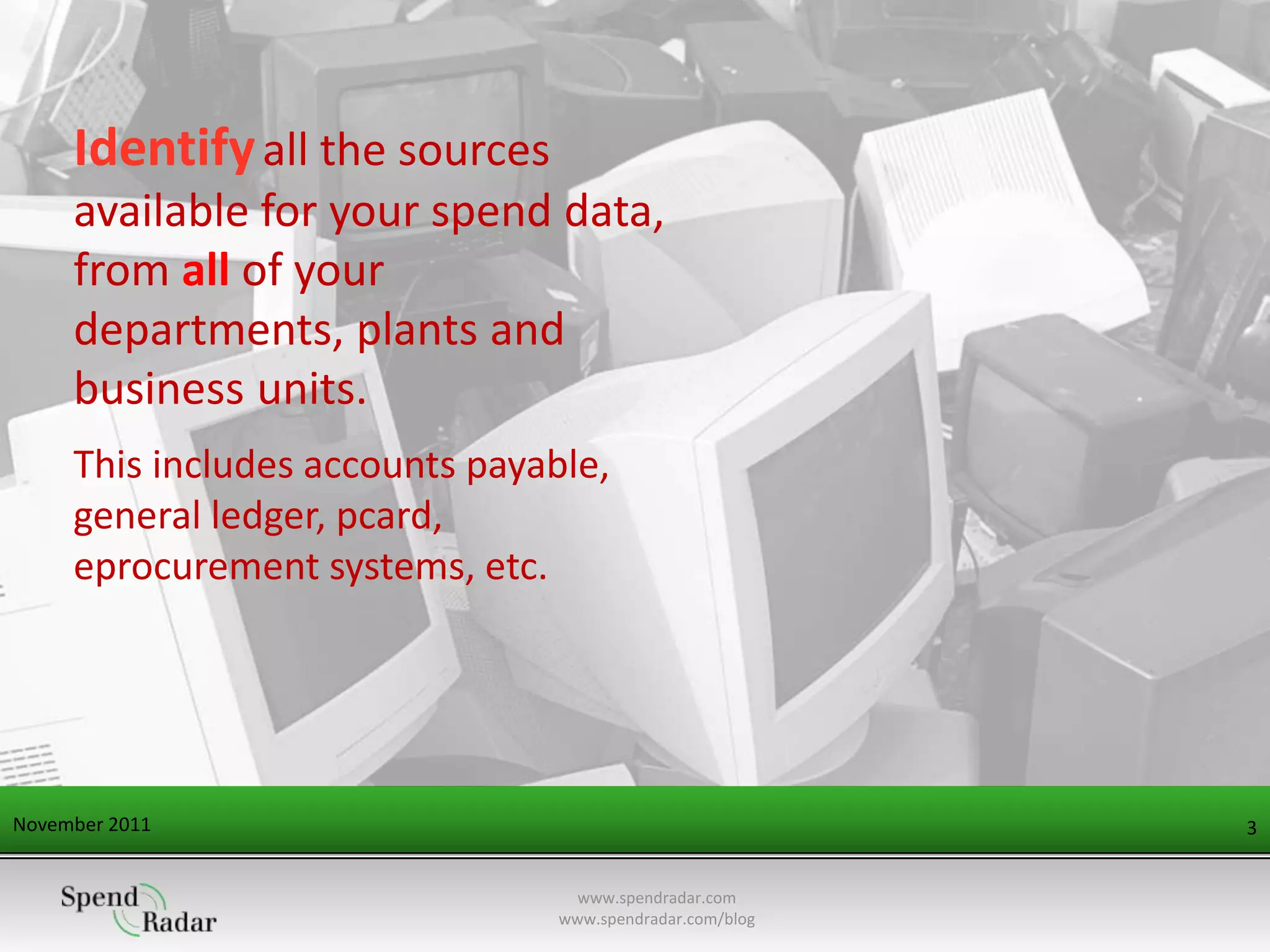 How to Conduct a Spend Analysis in Seven Steps | PPTX