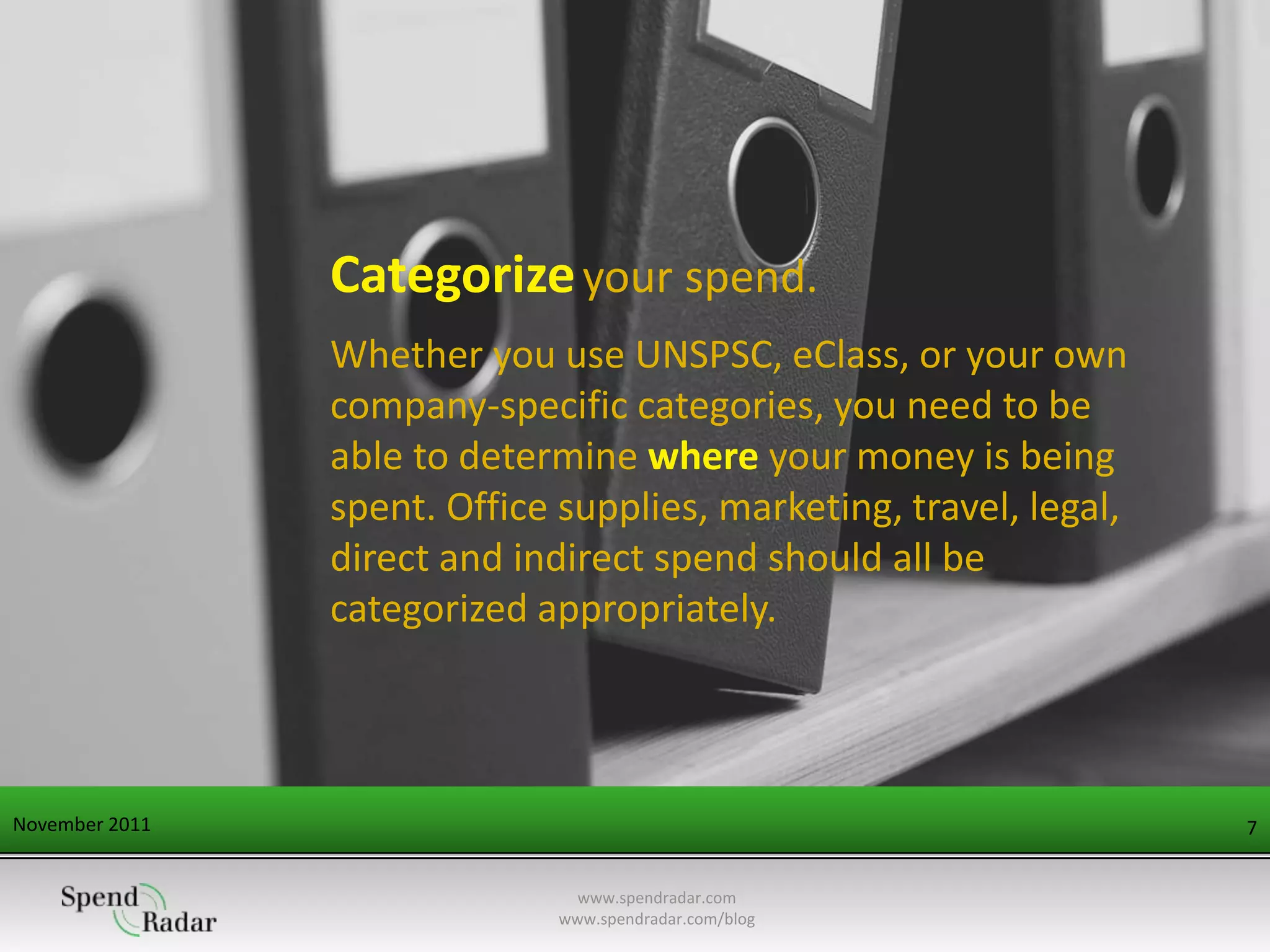 How to Conduct a Spend Analysis in Seven Steps | PPTX