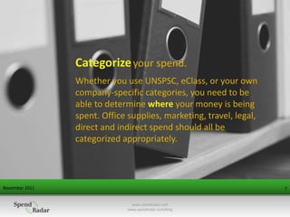 How to Conduct a Spend Analysis in Seven Steps | PPTX