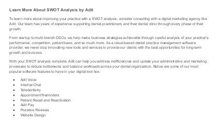 How To Conduct A SWOT Analysis On Your Dental Practice.pdf