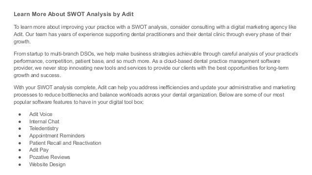 How To Conduct A SWOT Analysis On Your Dental Practice.pdf