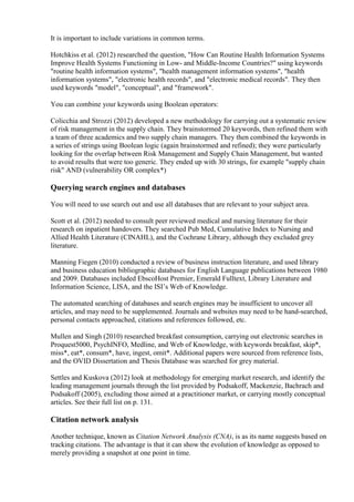 How to conduct_a_systematic_or_evidence_review | PDF