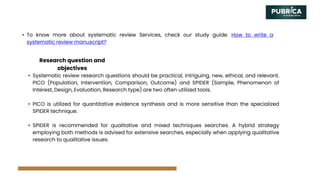 Systematic literature review | Meta analysis | Retrospective versus | PPTX