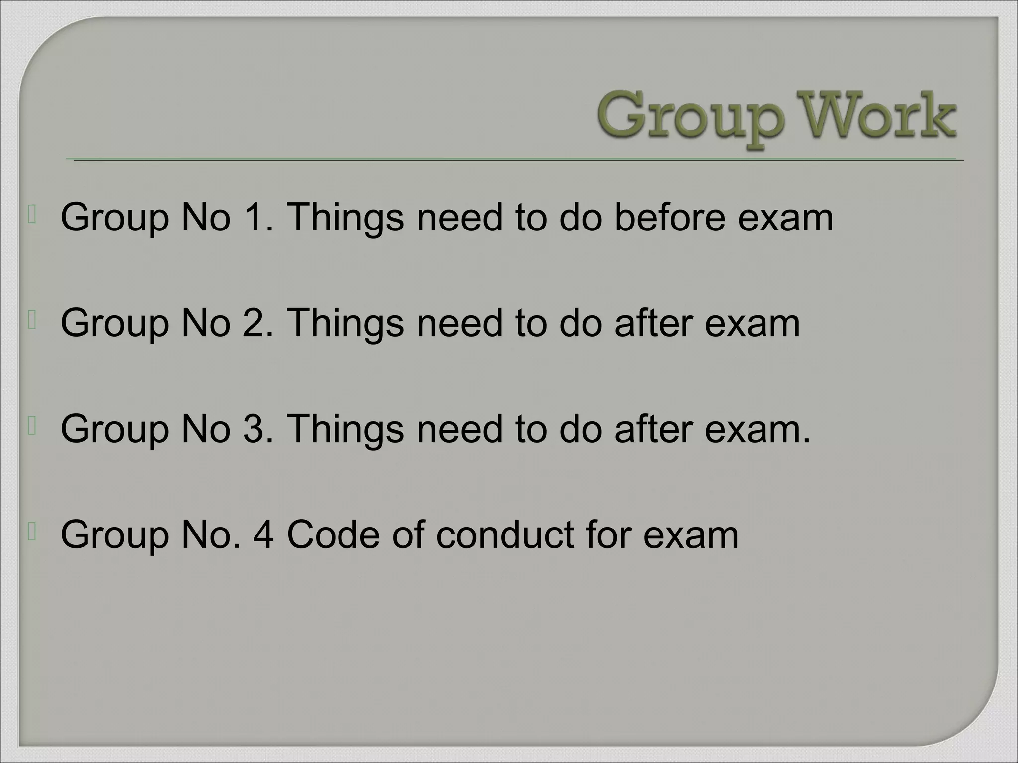 How to conduct exam | PPT