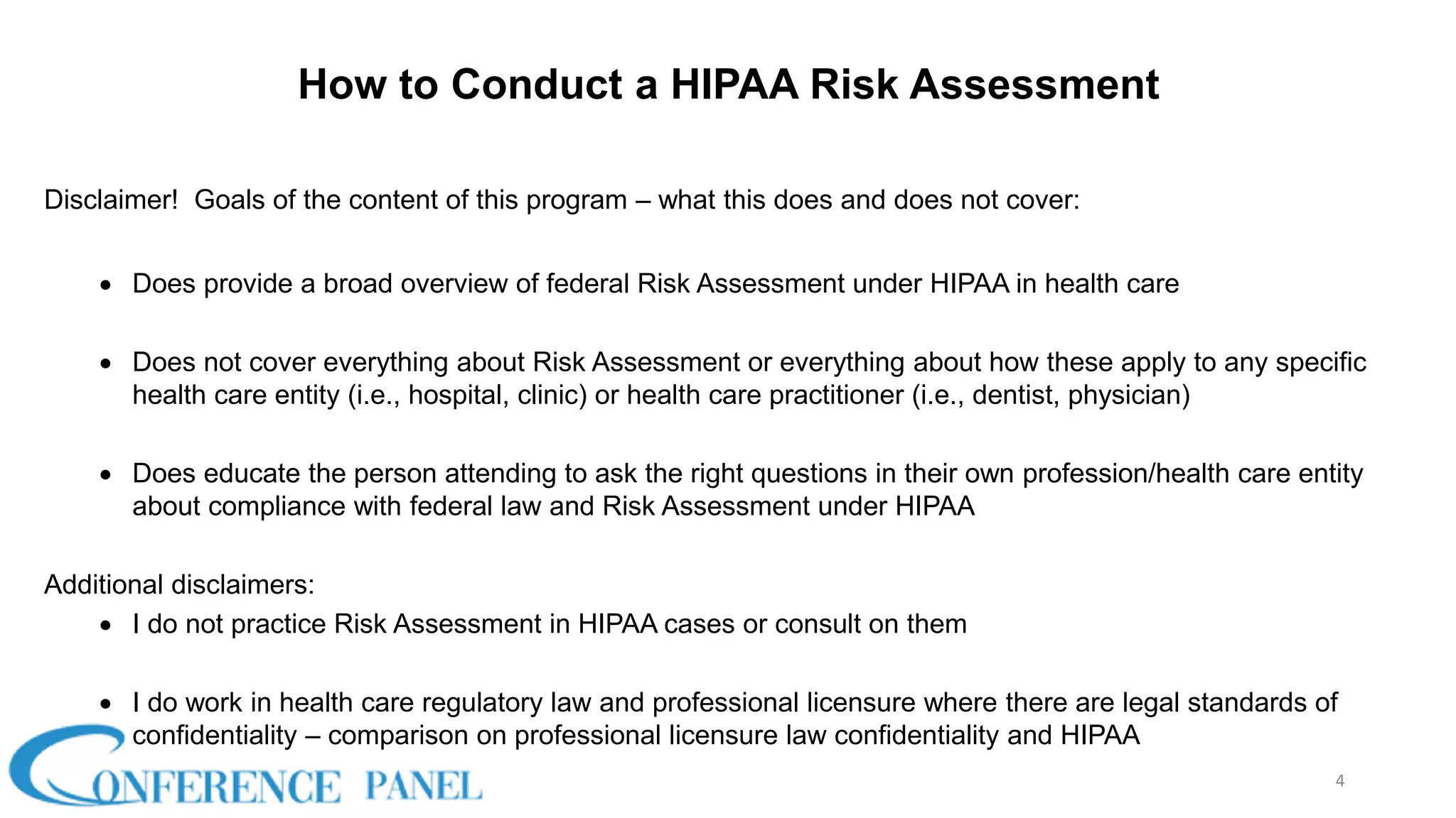 HIPAA Compliance Made Easy: Conducting a Risk Assessment | PDF