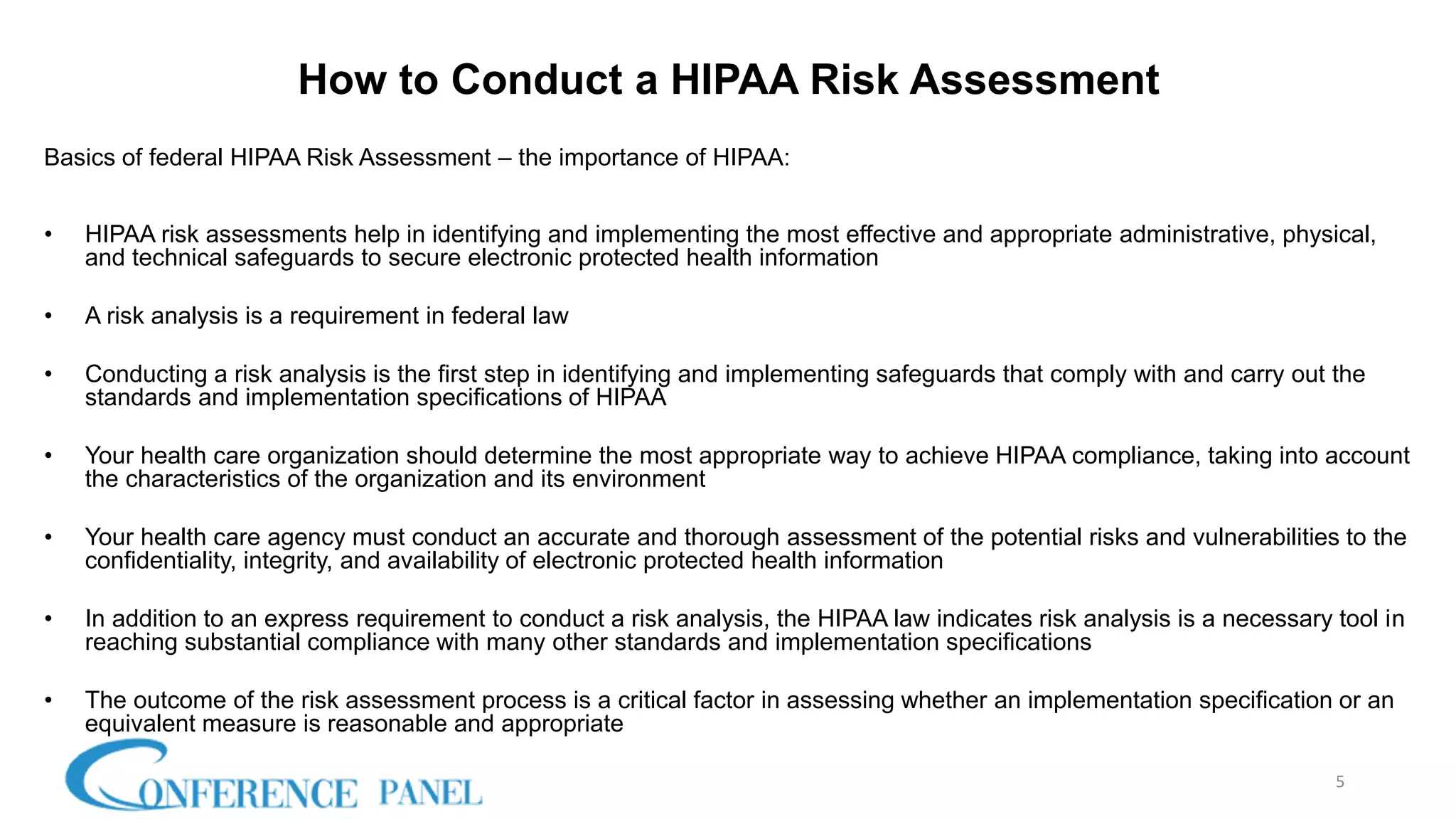 HIPAA Compliance Made Easy: Conducting a Risk Assessment | PDF