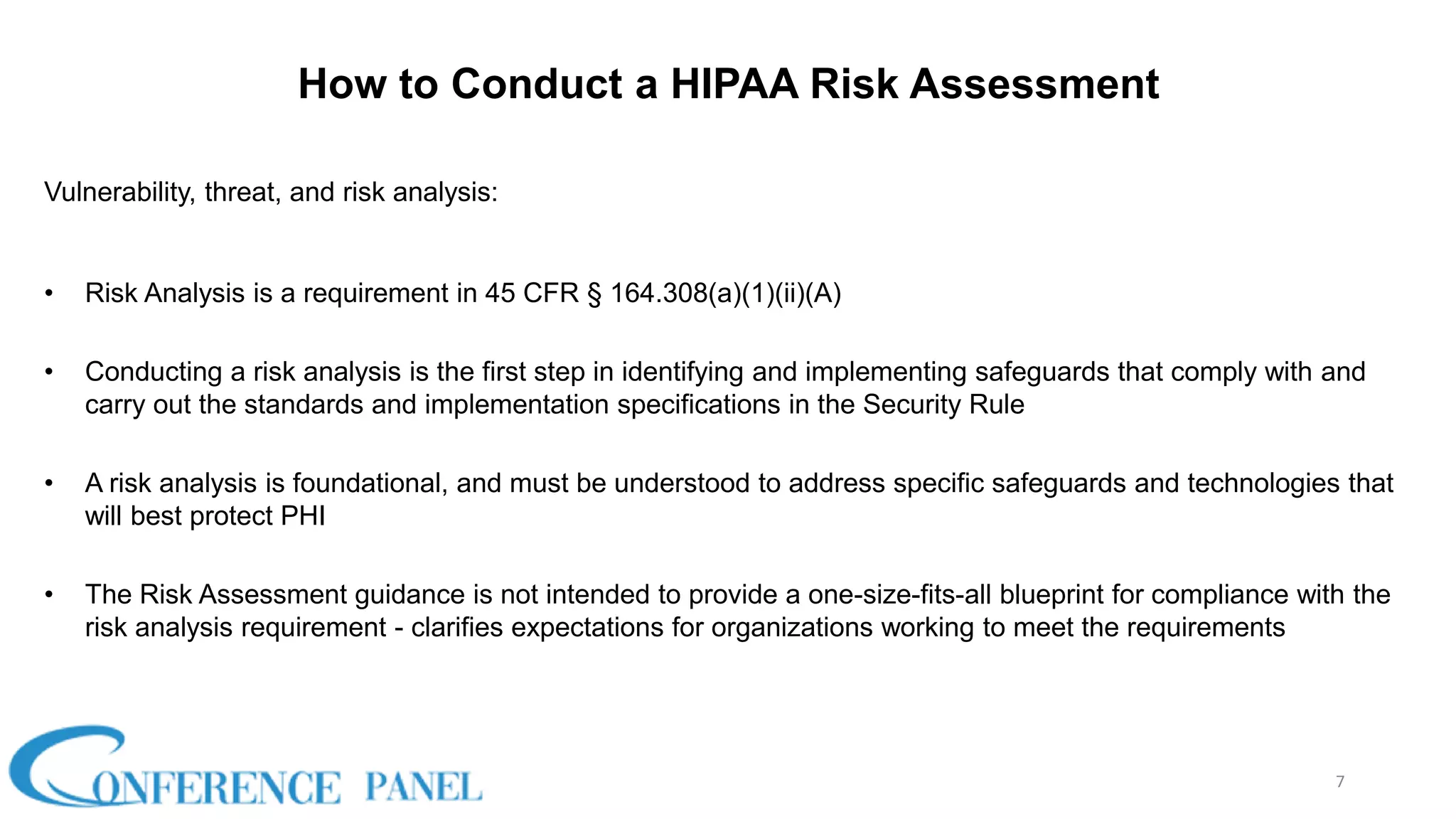 HIPAA Compliance Made Easy: Conducting a Risk Assessment | PDF