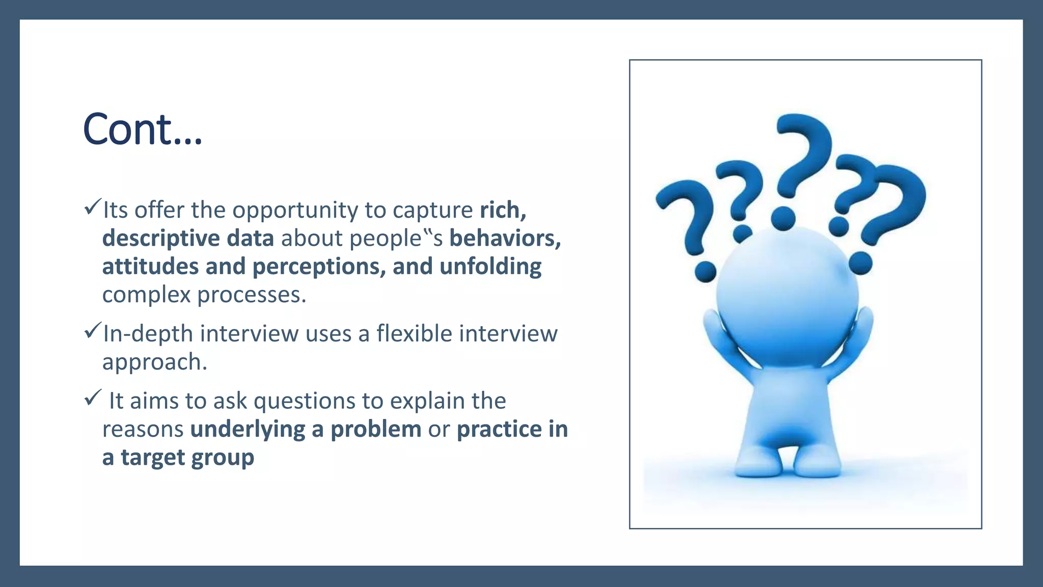 How to conduct in depth interview | PPT How to conduct in depth interview | PPT