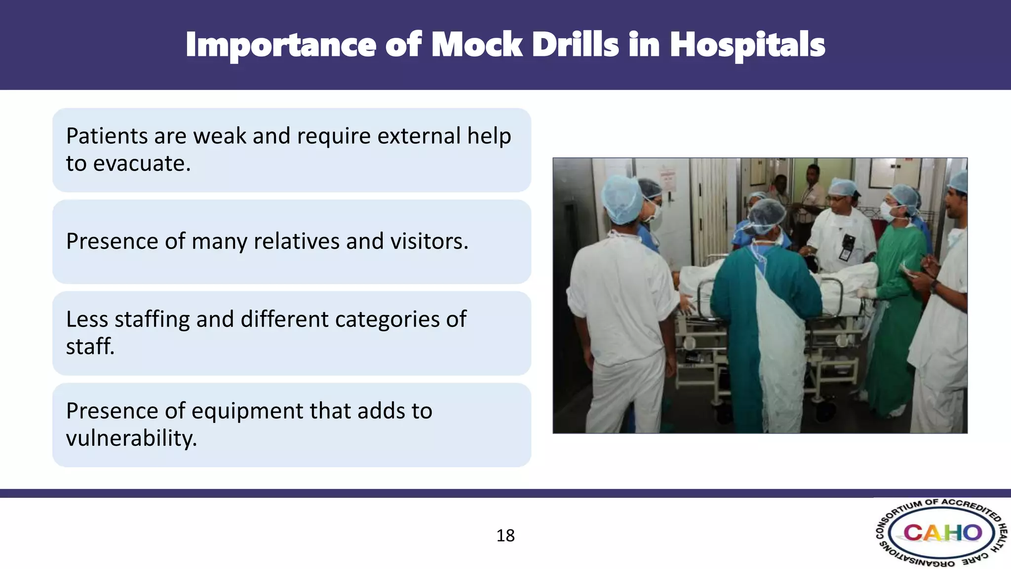 Mock Drills in Hospitals- How to conduct mock drills? | PPTX