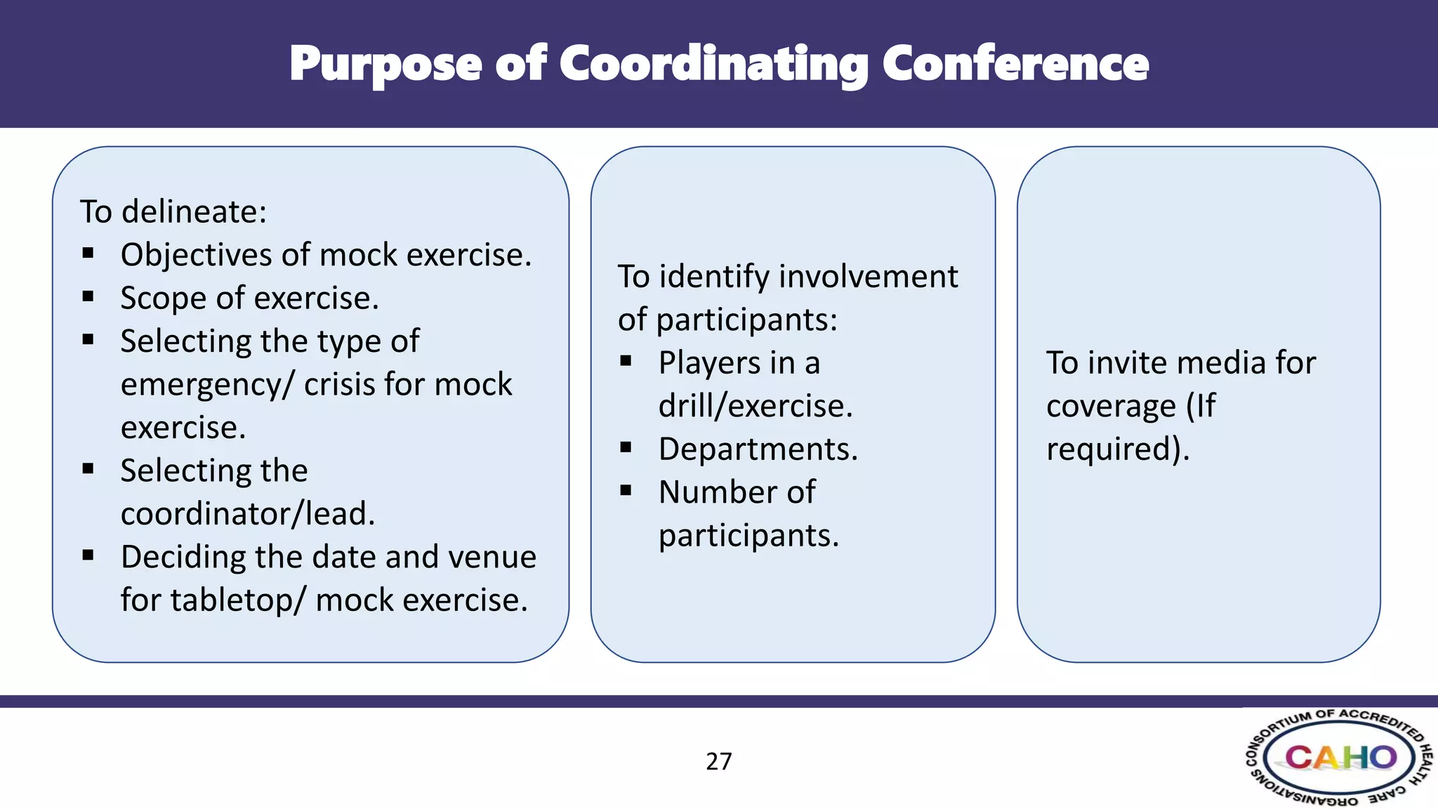 Mock Drills in Hospitals- How to conduct mock drills? | PPTX