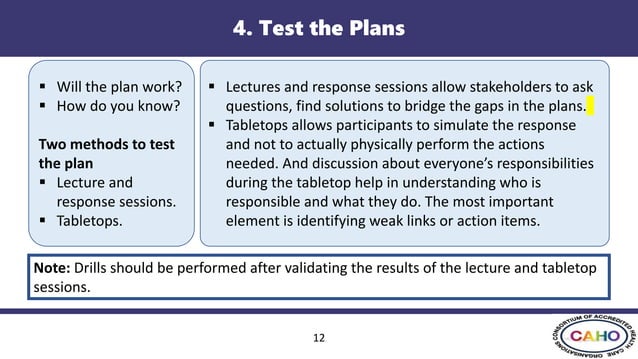 Mock Drills in Hospitals- How to conduct mock drills? | PPTX | First ...