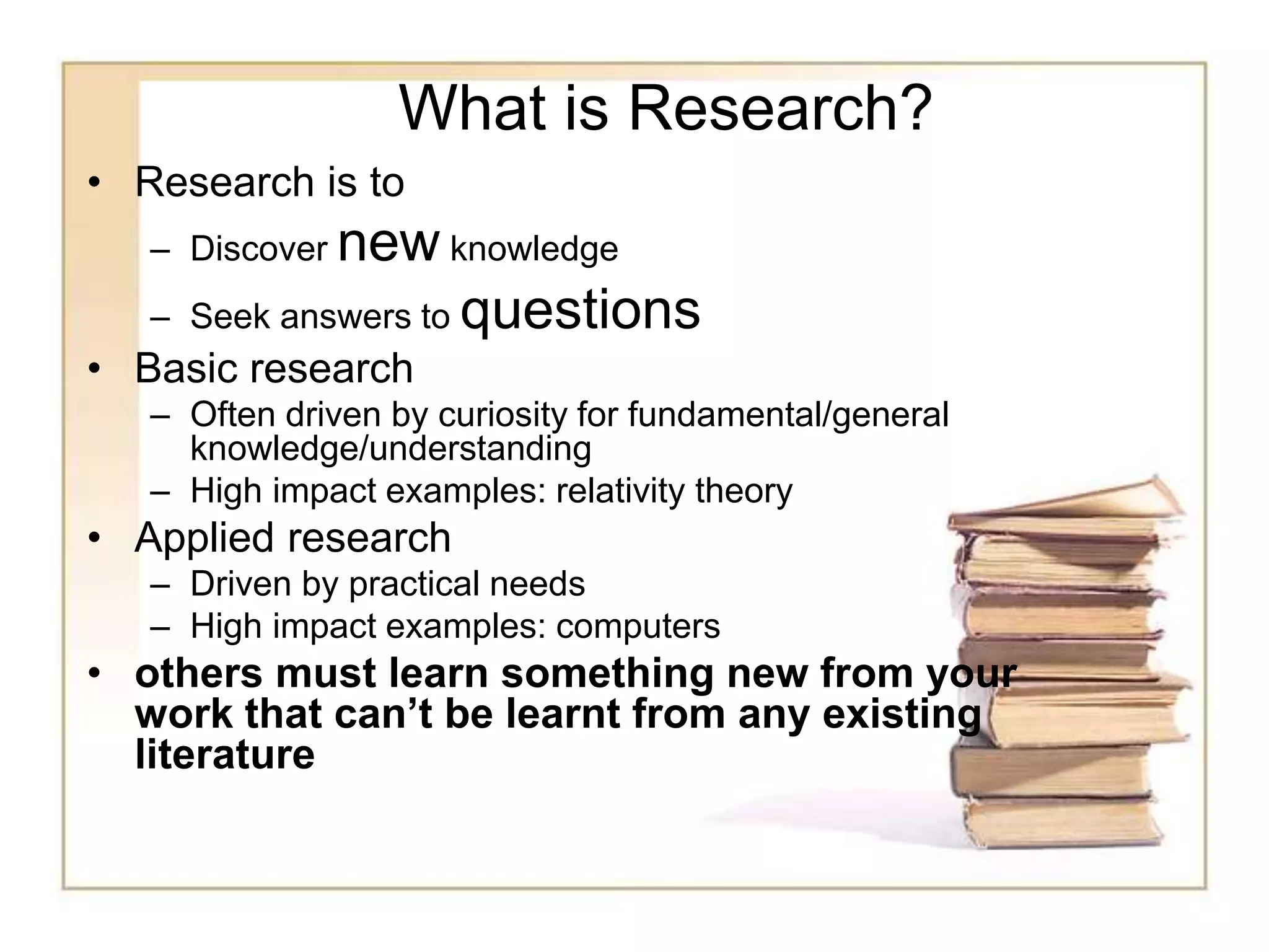 How to Conduct Research | PPT