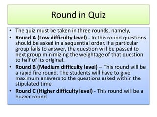 How to conduct Technical Knowledge QUIZ.pptx
