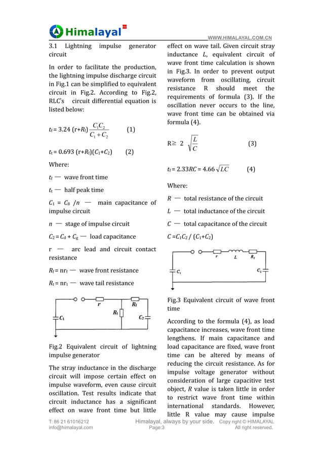 How to conduct the lightning impulse withstand test on 550kv GIS? | PDF ...