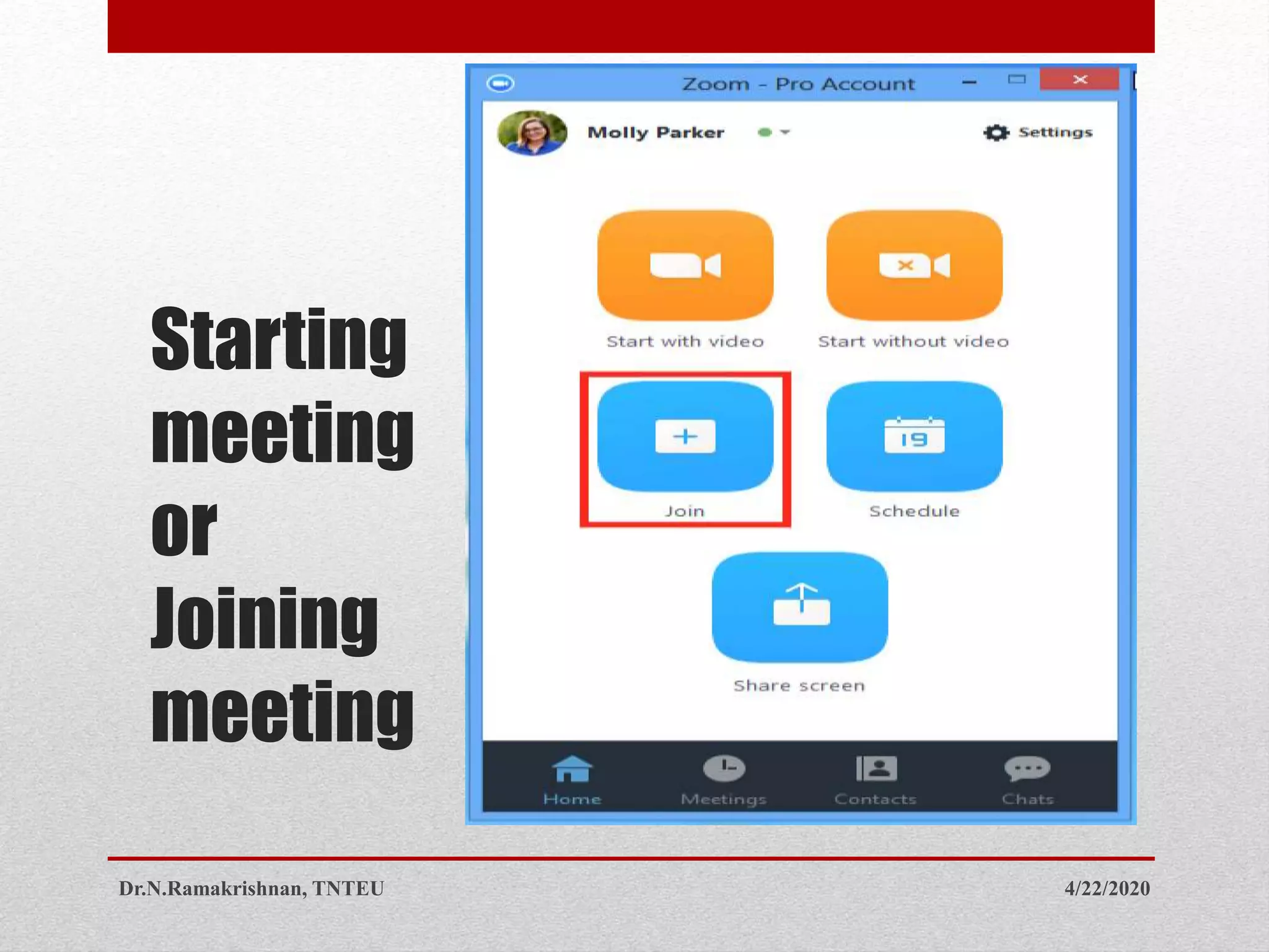 How to conduct zoom meet | PPT