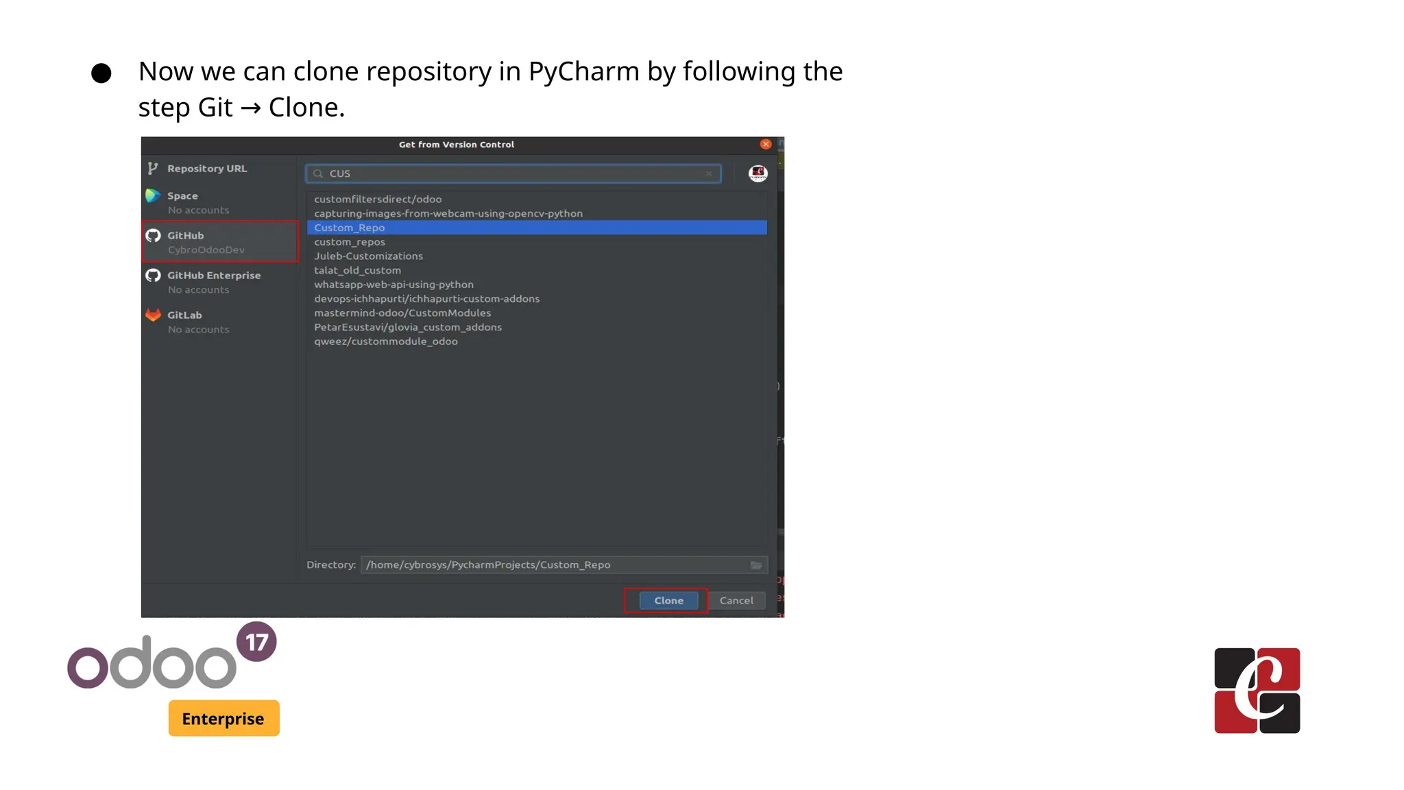 How to Configure and Use Github From PyCharm | PPTX