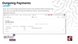 How to Configure Credit Card in Odoo 18 Accounting | PPTX