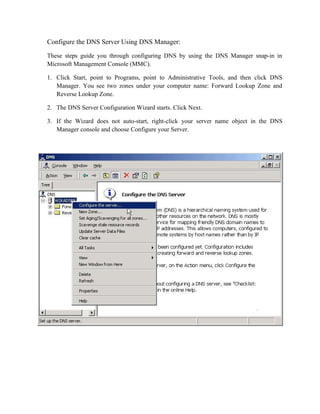 How to configure dns server(2) | DOC