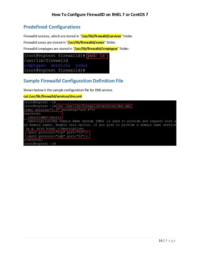 How To Configure Firewalld On Rhel 7 Or Centos 7 3299