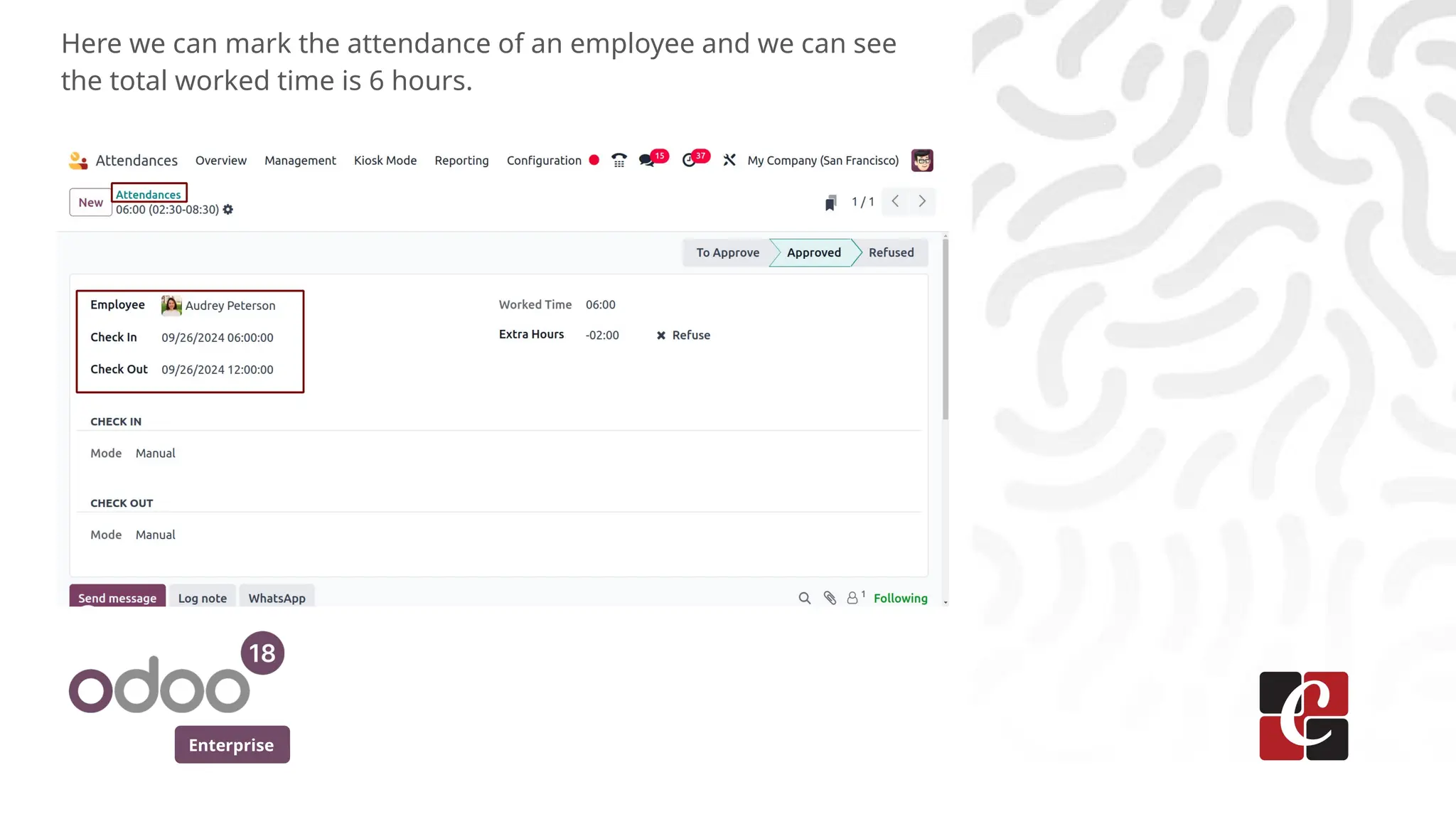 How to Configure Flexible Working Schedule in Odoo 18 Employee | PPTX