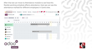 How to Configure Flexible Working Schedule in Odoo 18 Employee | PPTX