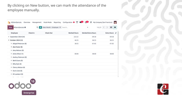 How to Configure Flexible Working Schedule in Odoo 18 Employee | PPTX