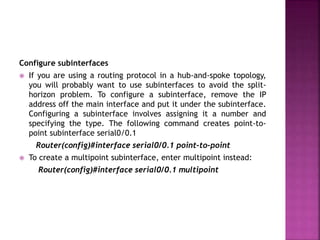 How to configure frame realy | PPT