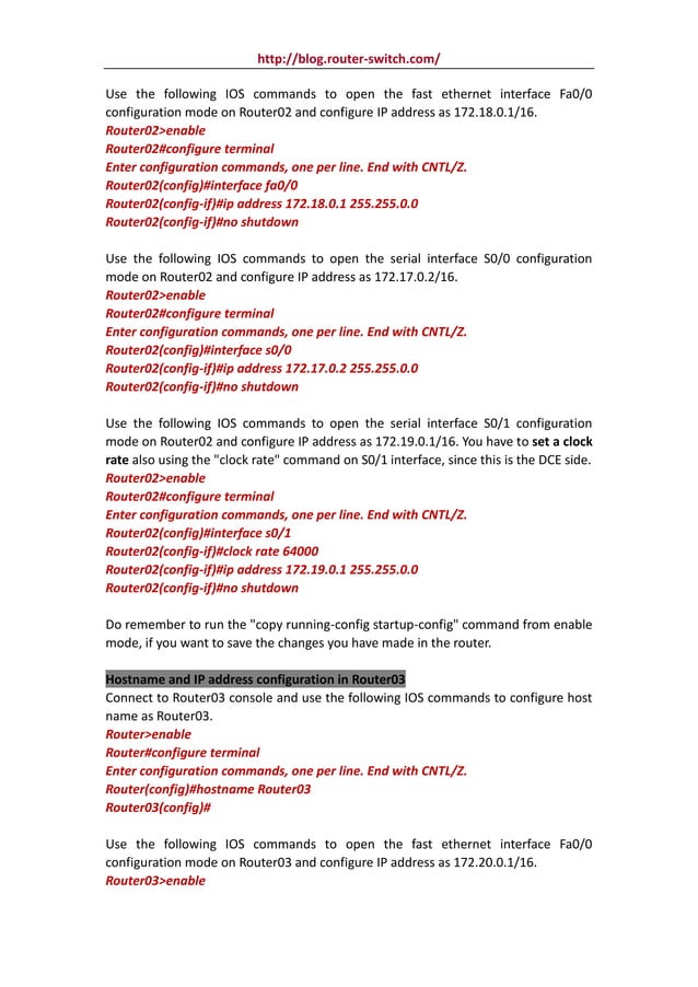 How to configure interior gateway routing protocol (igrp) | PDF