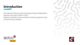 How to Configure Payment Methods & Payment Terminal in Odoo 17 POS ...