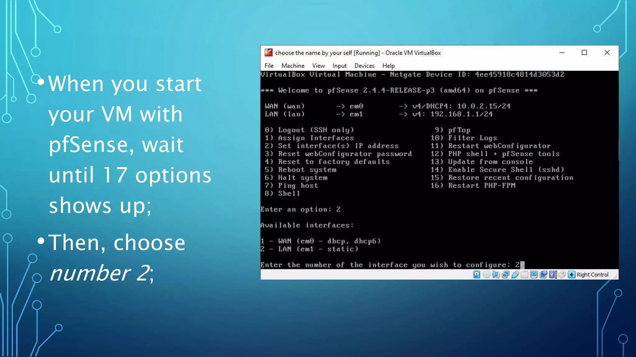 How to configure pfsense | PPTX