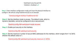 How to Configure Port-Security on Cisco Switch for Enhanced Network ...