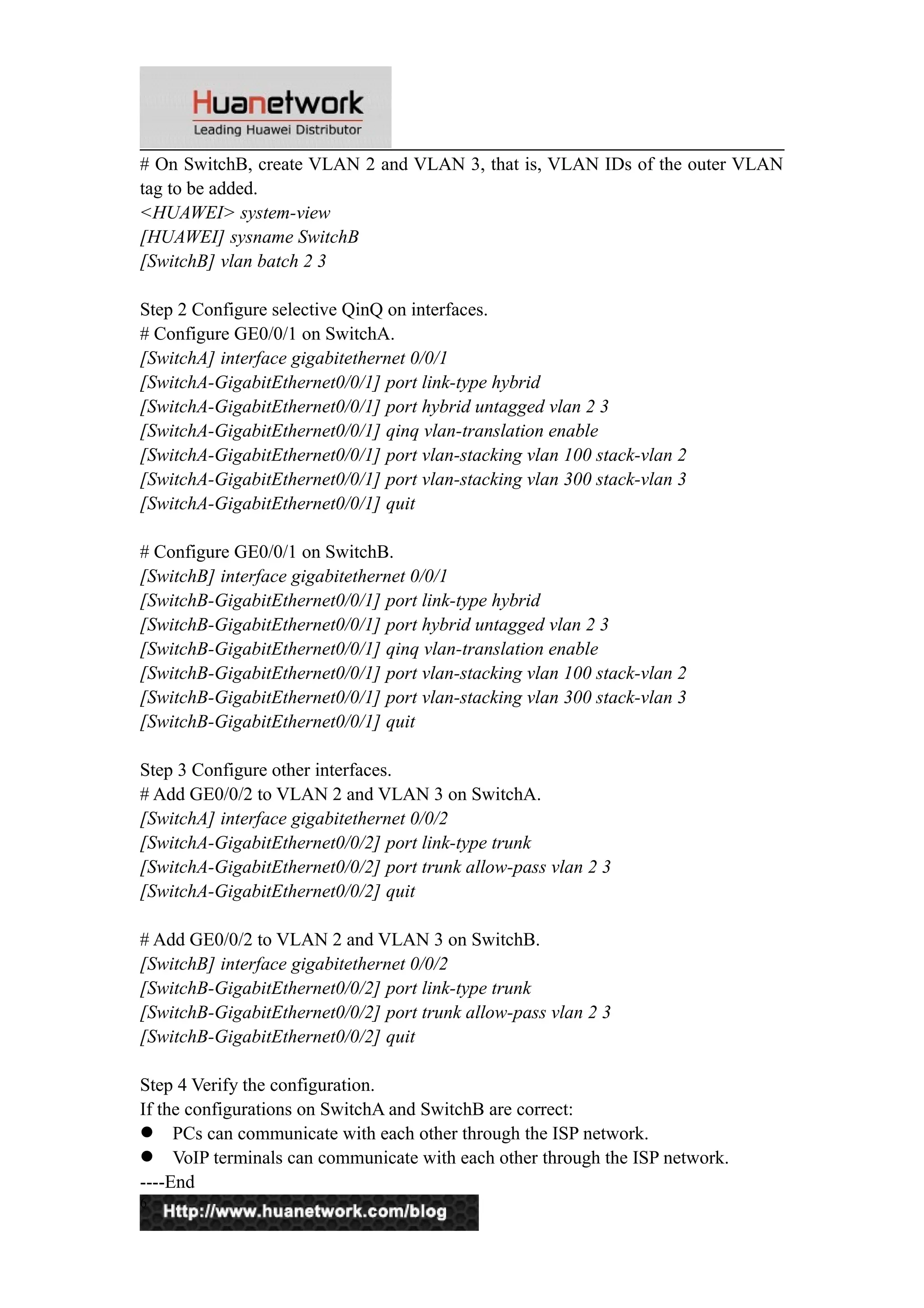 How to Configure QinQ? | DOC