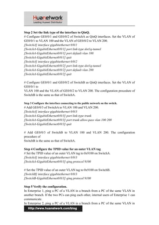 How to Configure QinQ? | DOC